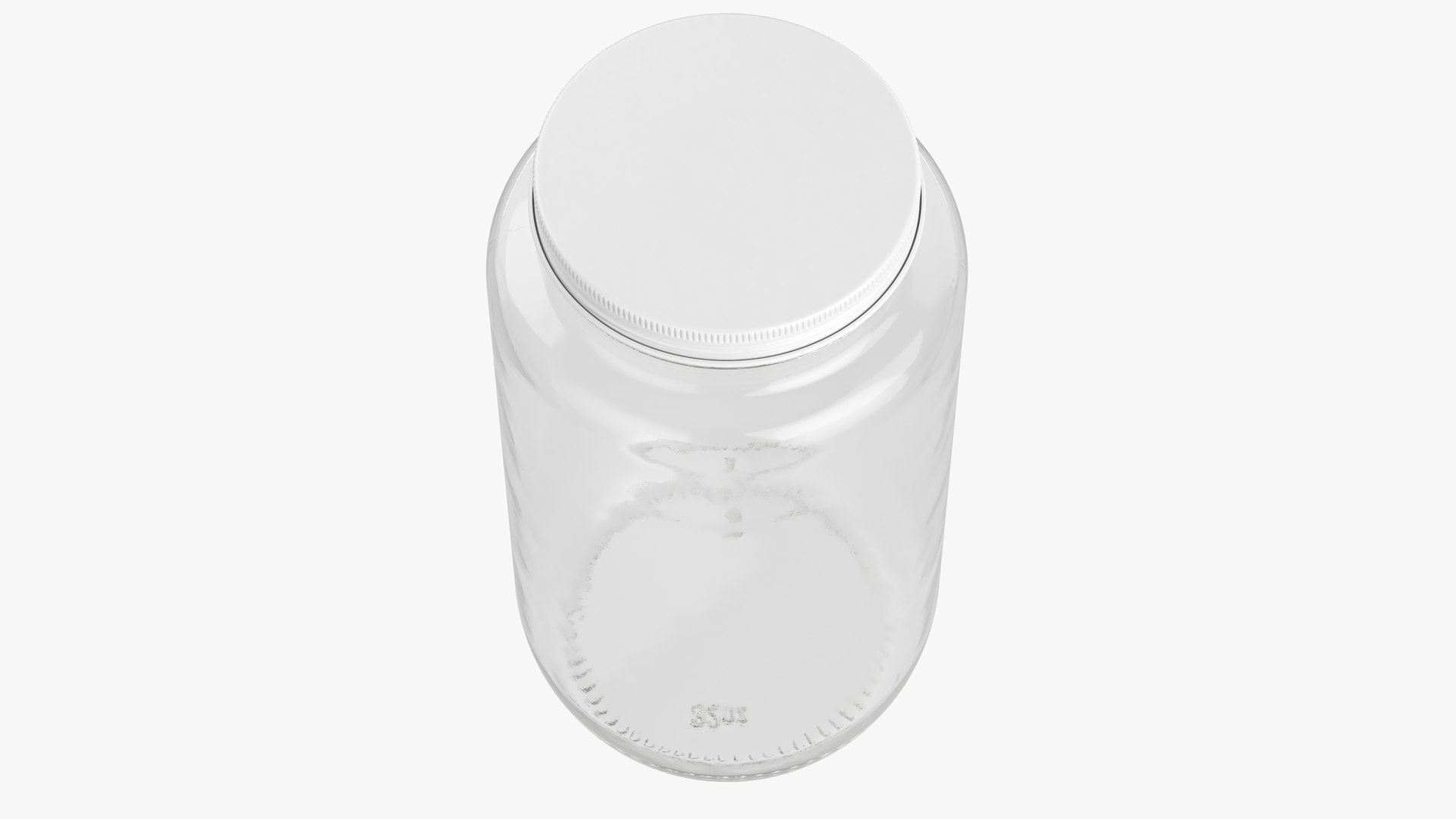3D Glass Jar 32oz Model - TurboSquid 2253436
