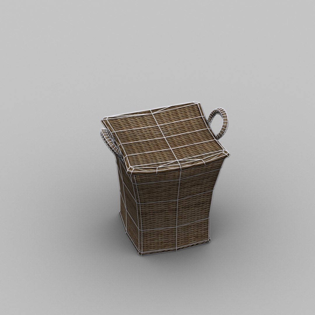 3d model basket