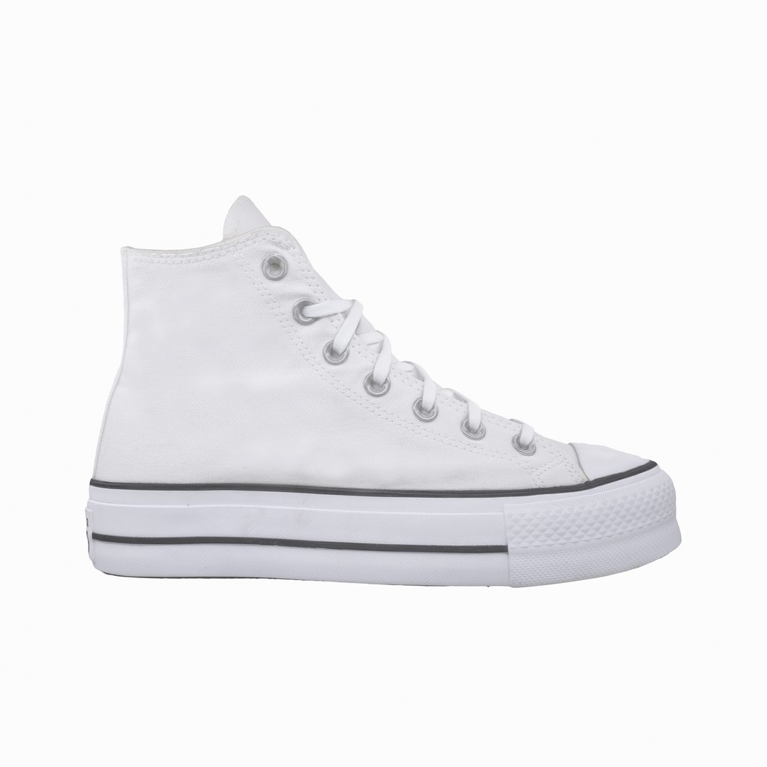 Converse Chuck Taylor All Star Lift HI Platform Model - TurboSquid 2412156