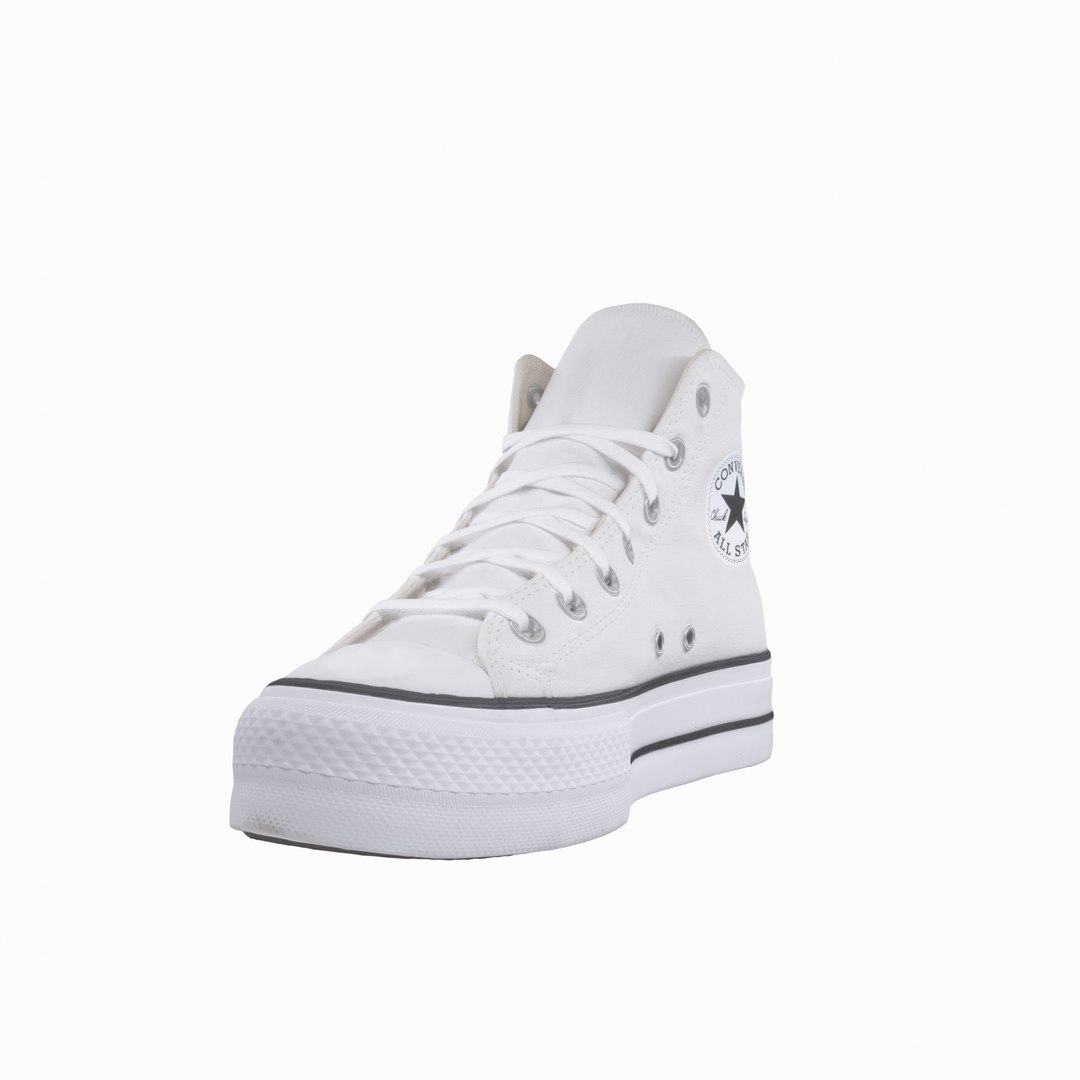 Converse Chuck Taylor All Star Lift HI Platform Model - TurboSquid 2412156