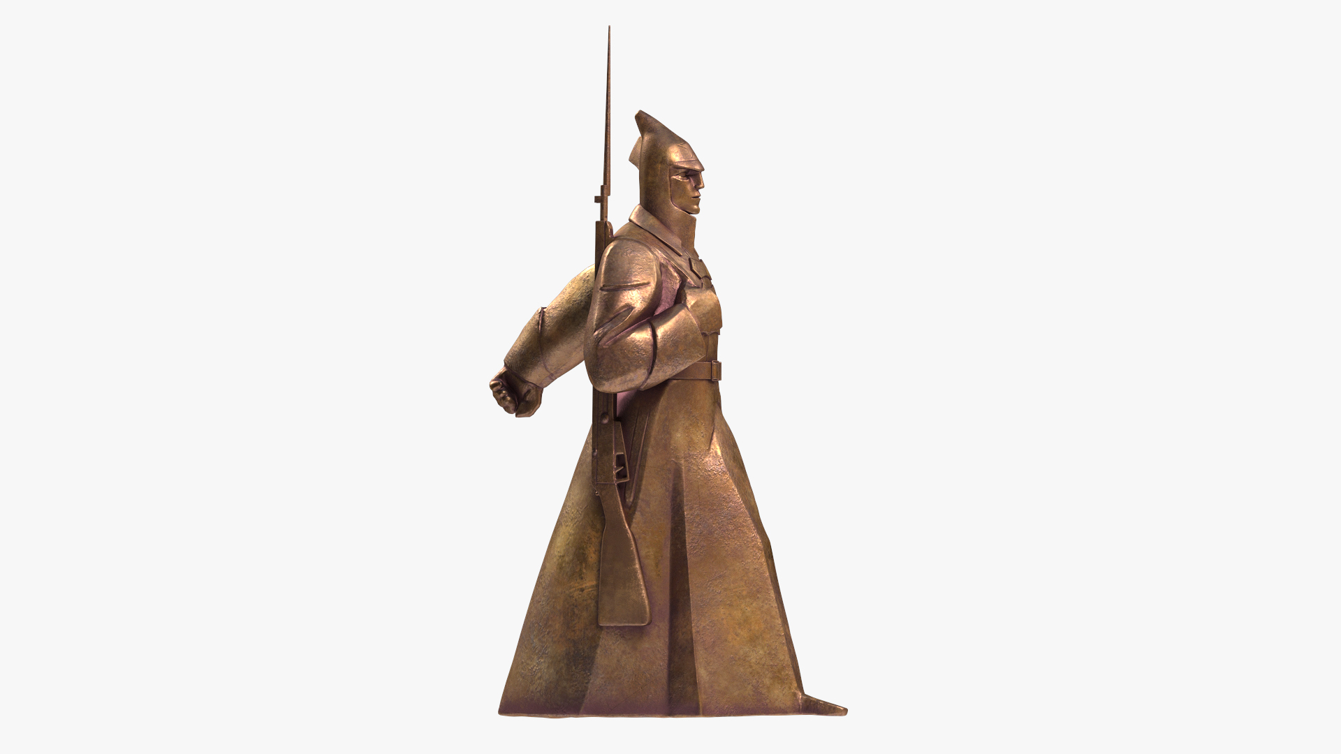 Red Guard Soldier Sculpture 3D Model - TurboSquid 1921756