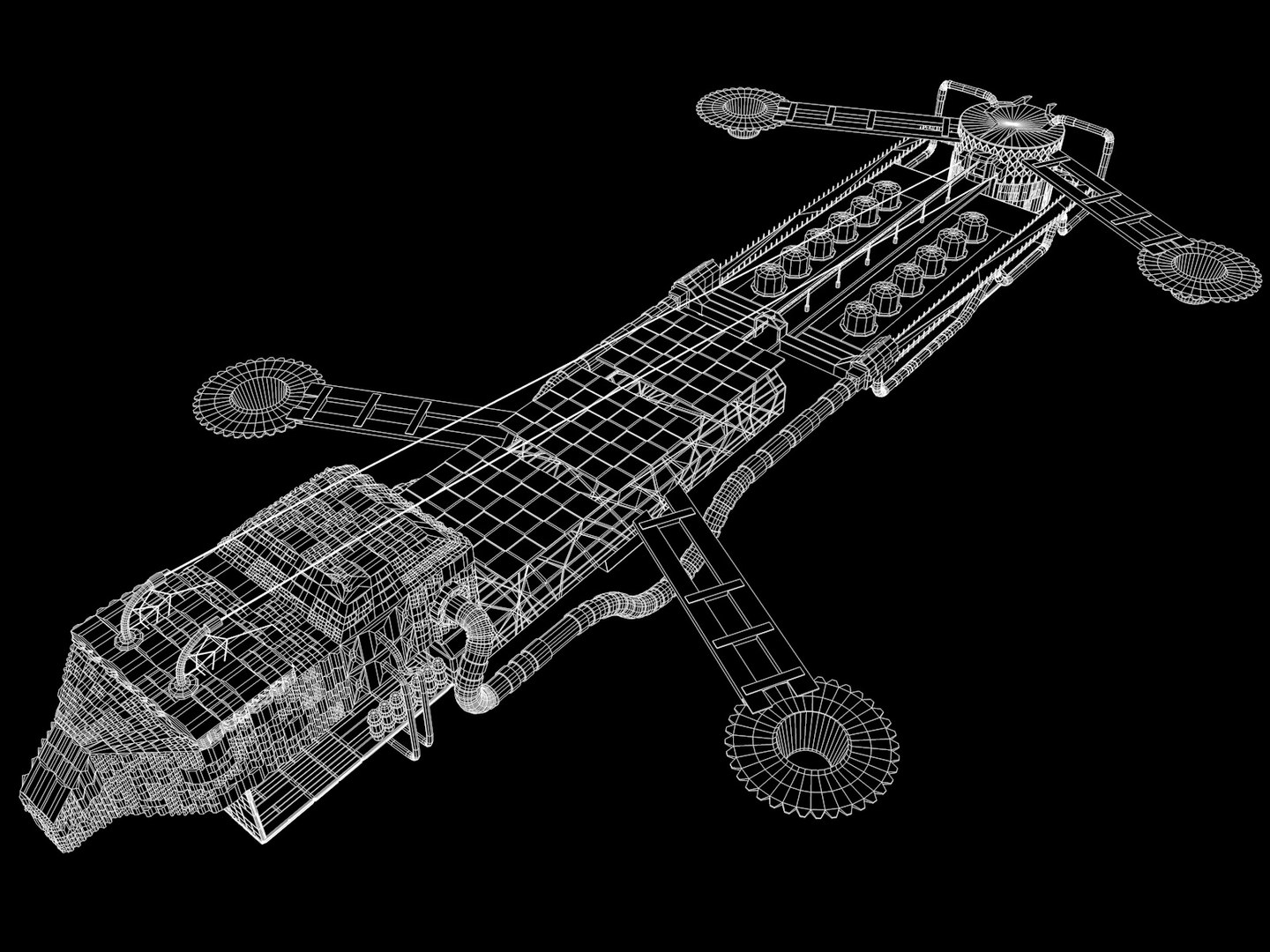 3D Spacecraft Spaceship Space Vehicle Model - TurboSquid 1507928