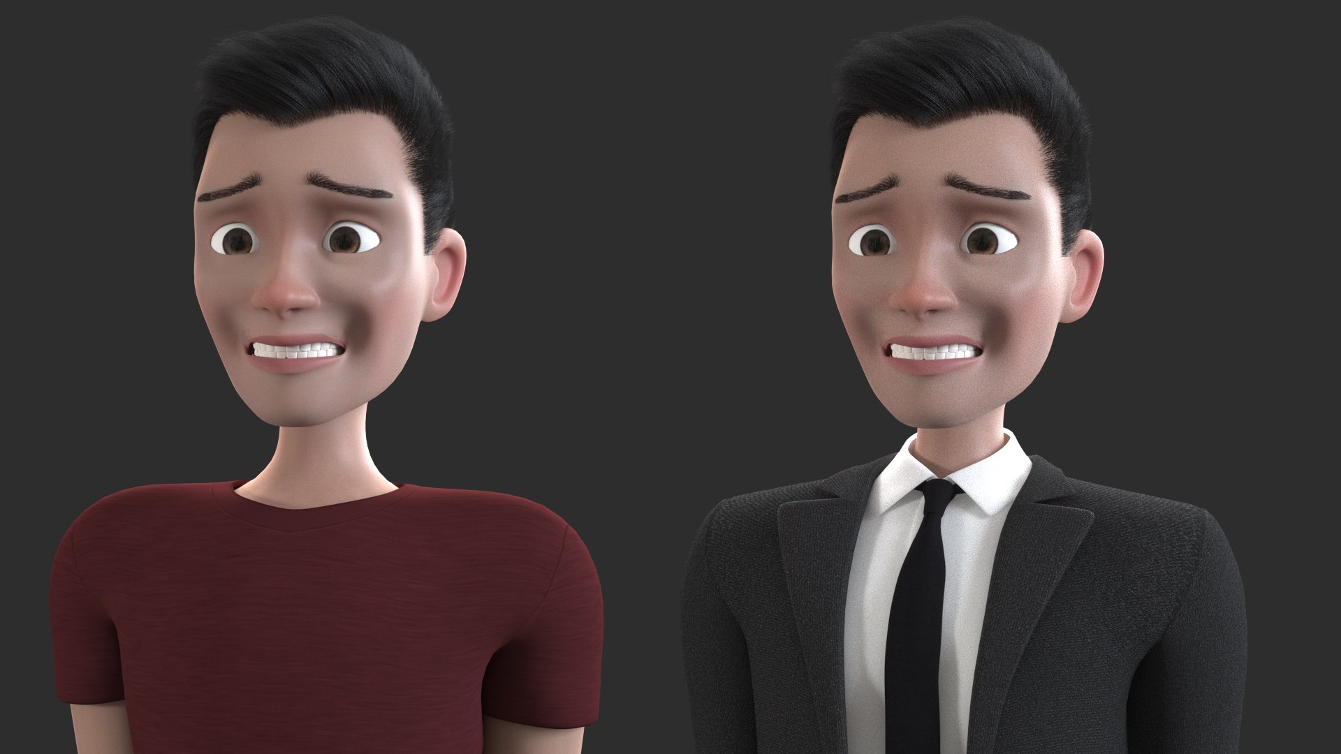 Cartoon Man - Toon 3D Model - TurboSquid 1554873