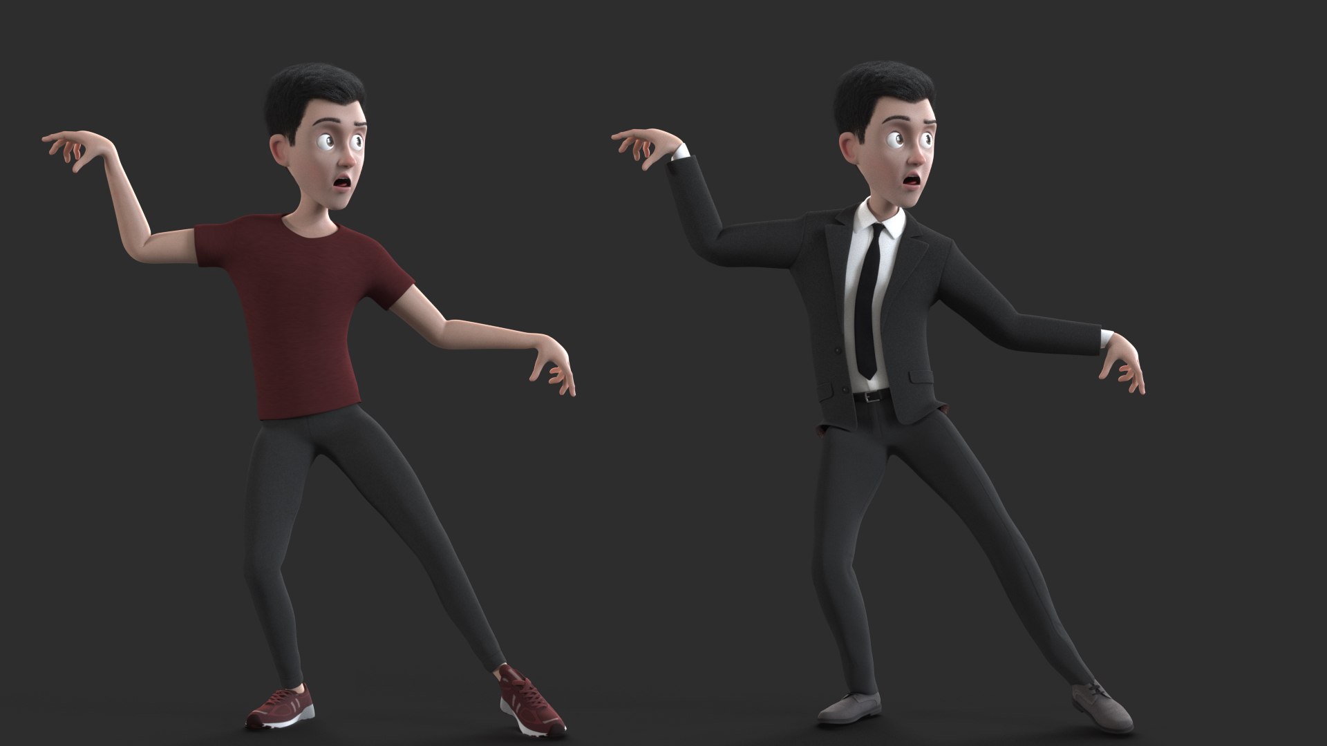 Cartoon Man - Toon 3D Model - TurboSquid 1554873
