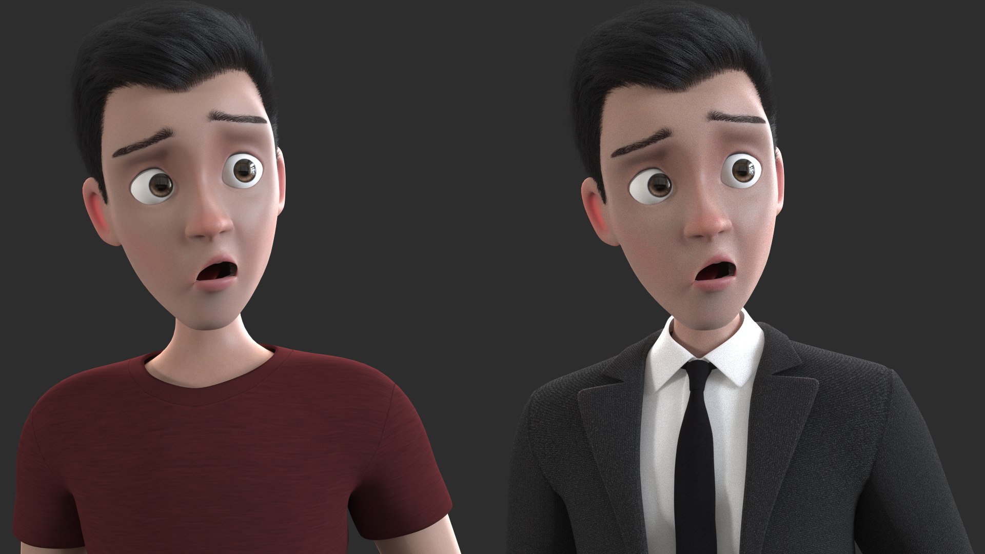 Cartoon Man - Toon 3D Model - TurboSquid 1554873