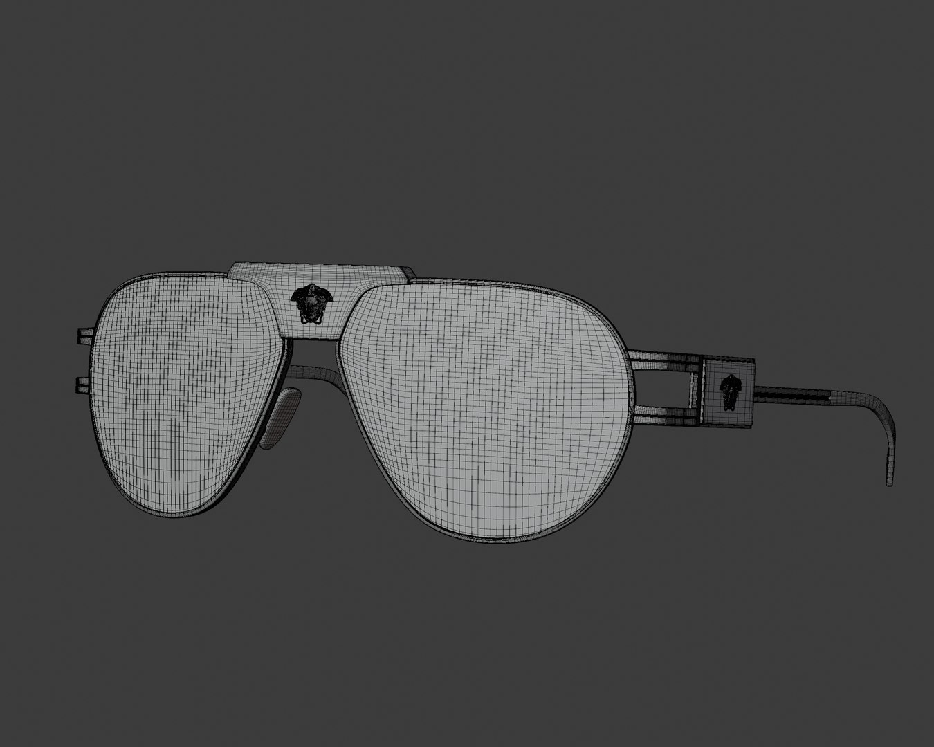 Versace Special Project Aviator Sunglasses 3D Model - TurboSquid 2284044