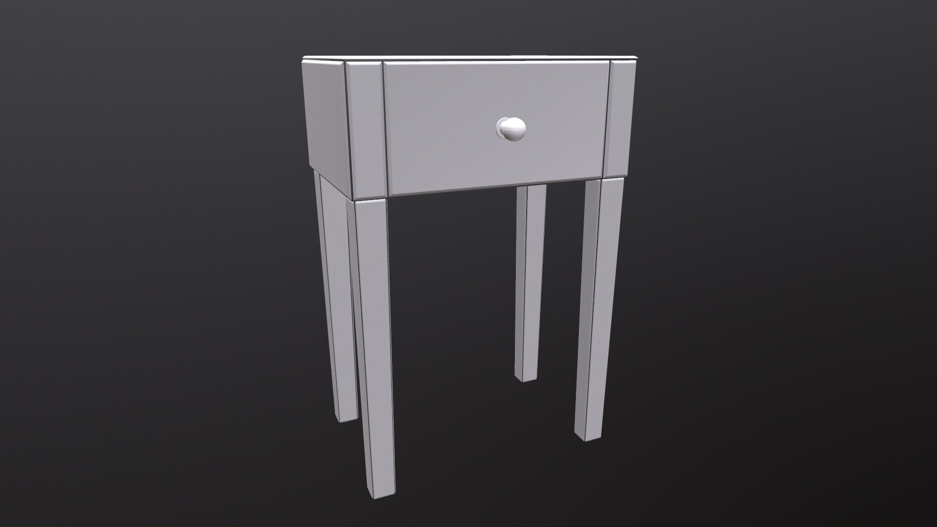 3D Side Table model - TurboSquid 1985952
