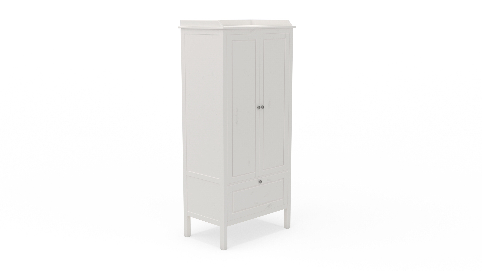 3D Model Wardrobe Children For Room IKEA SUNDVIK White - TurboSquid 2136795