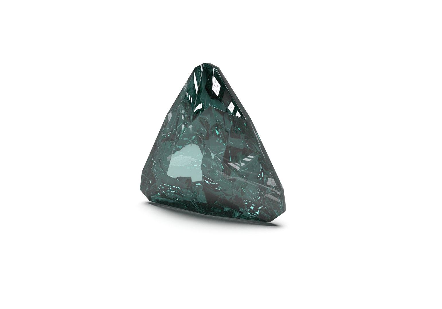 3D Gemstone Triangle Stone - TurboSquid 1644206