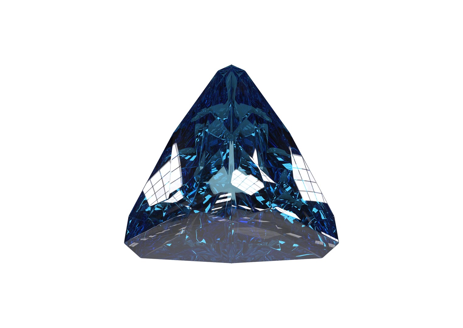 3D Gemstone Triangle Stone - TurboSquid 1644206