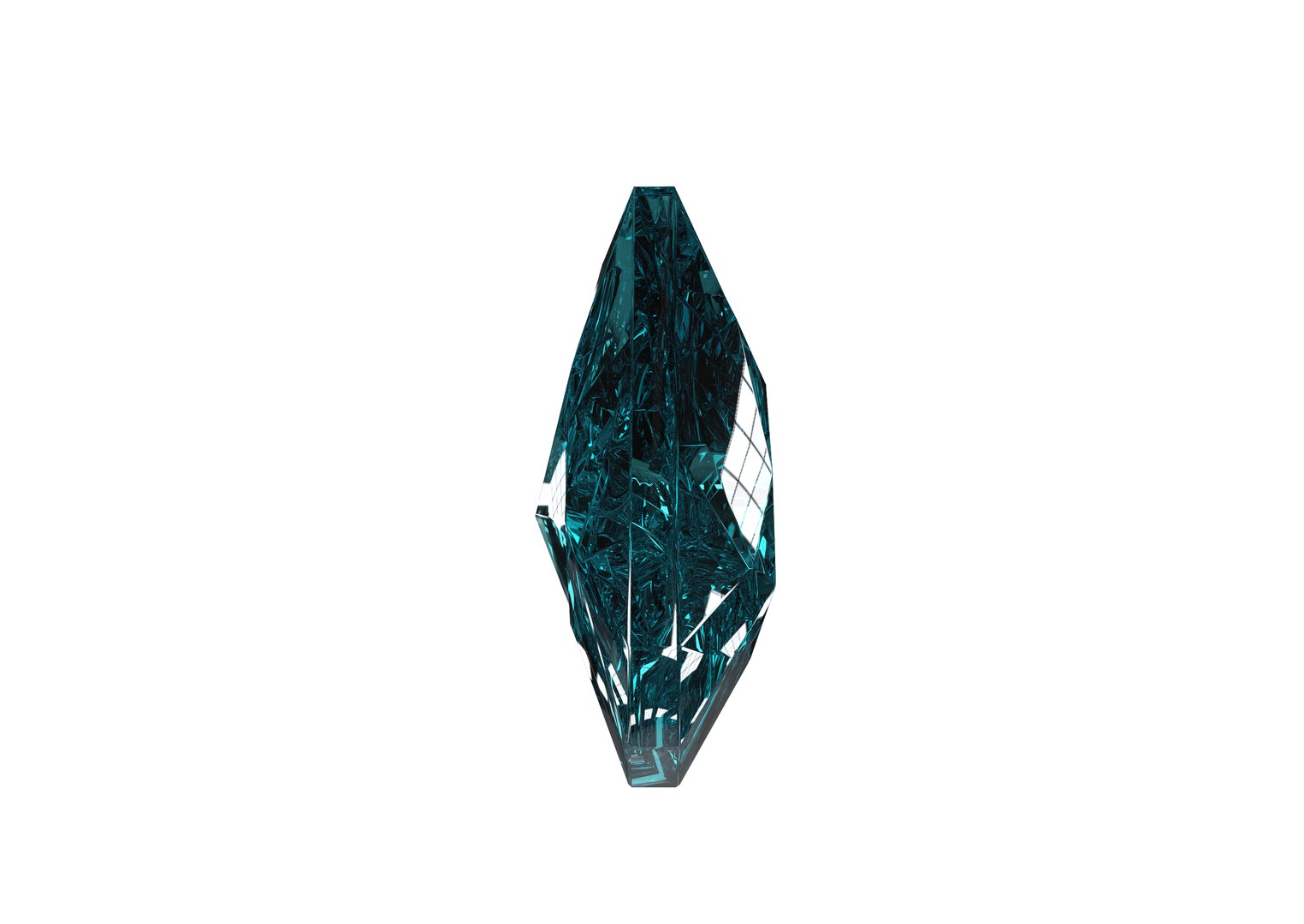 3D Gemstone Triangle Stone - TurboSquid 1644206