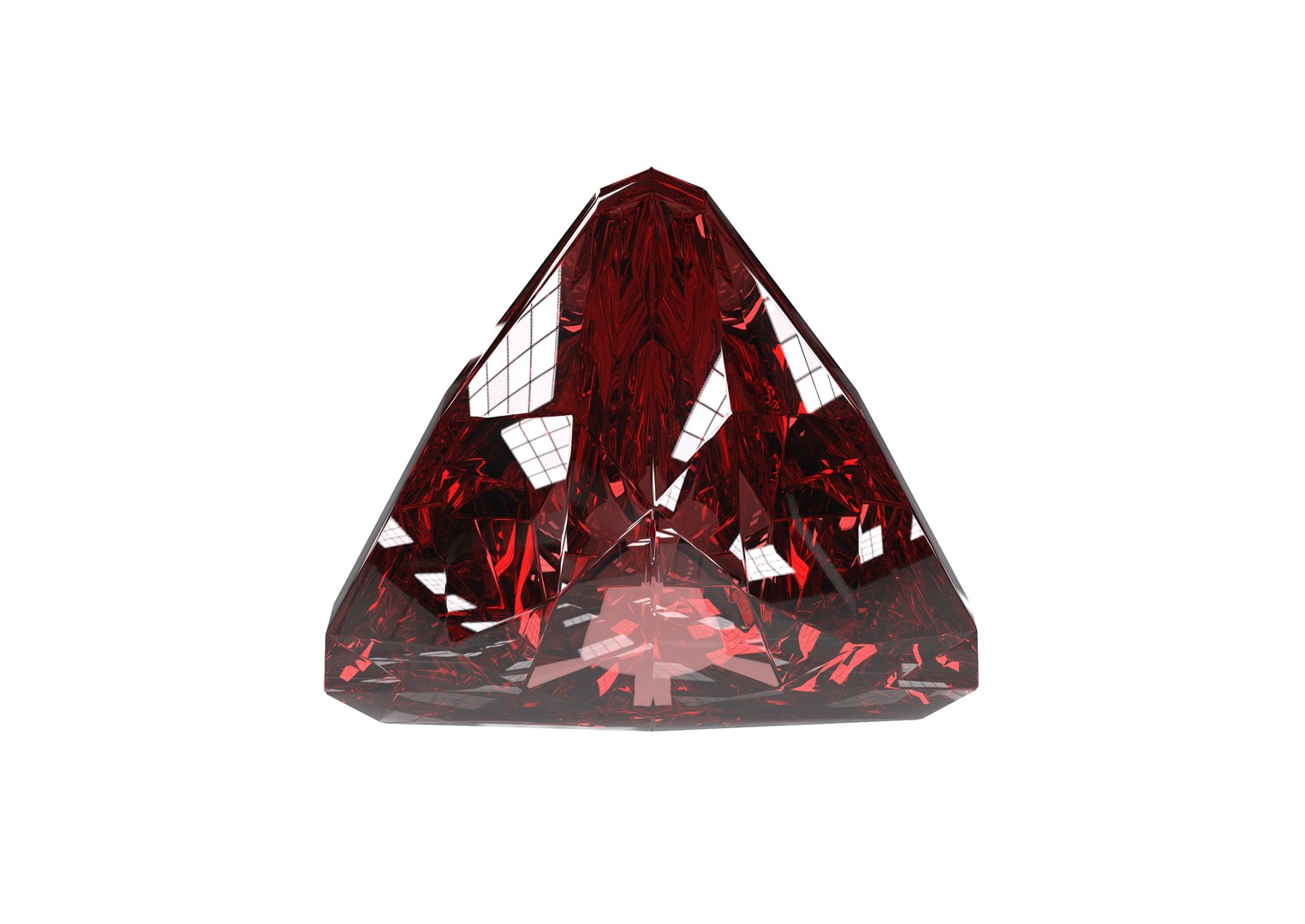 3D Gemstone Triangle Stone - TurboSquid 1644206