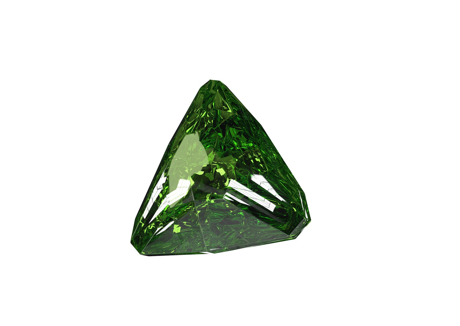 3D Gemstone Triangle Stone - TurboSquid 1644206