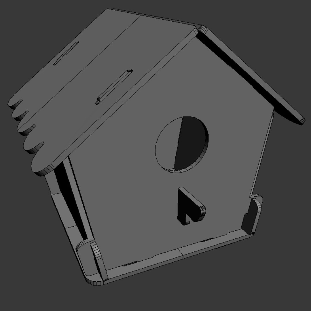 Bird House 3d Model