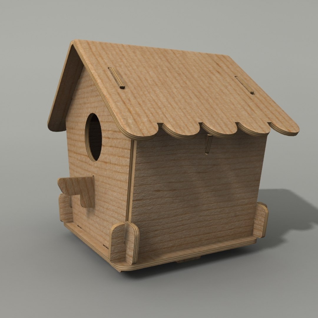 Bird House 3d Model