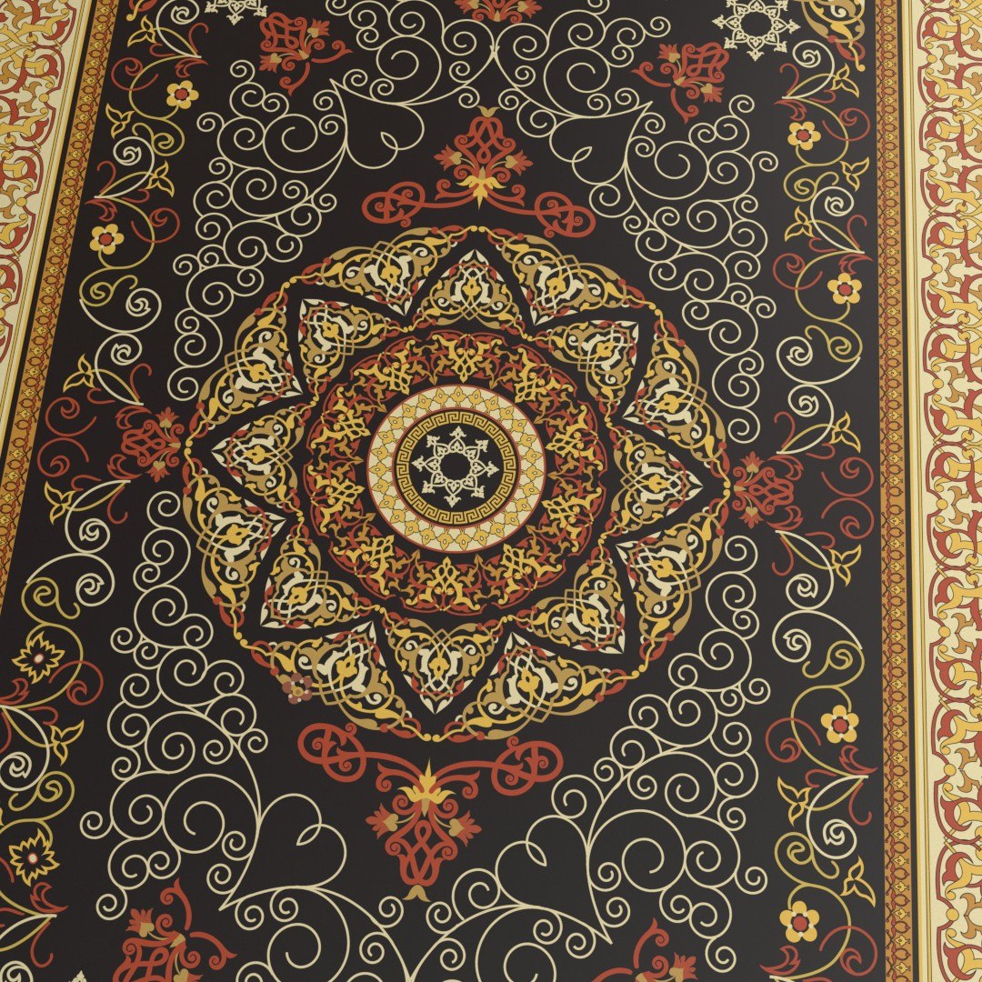 Carpet Rug 3D Model - TurboSquid 1637080