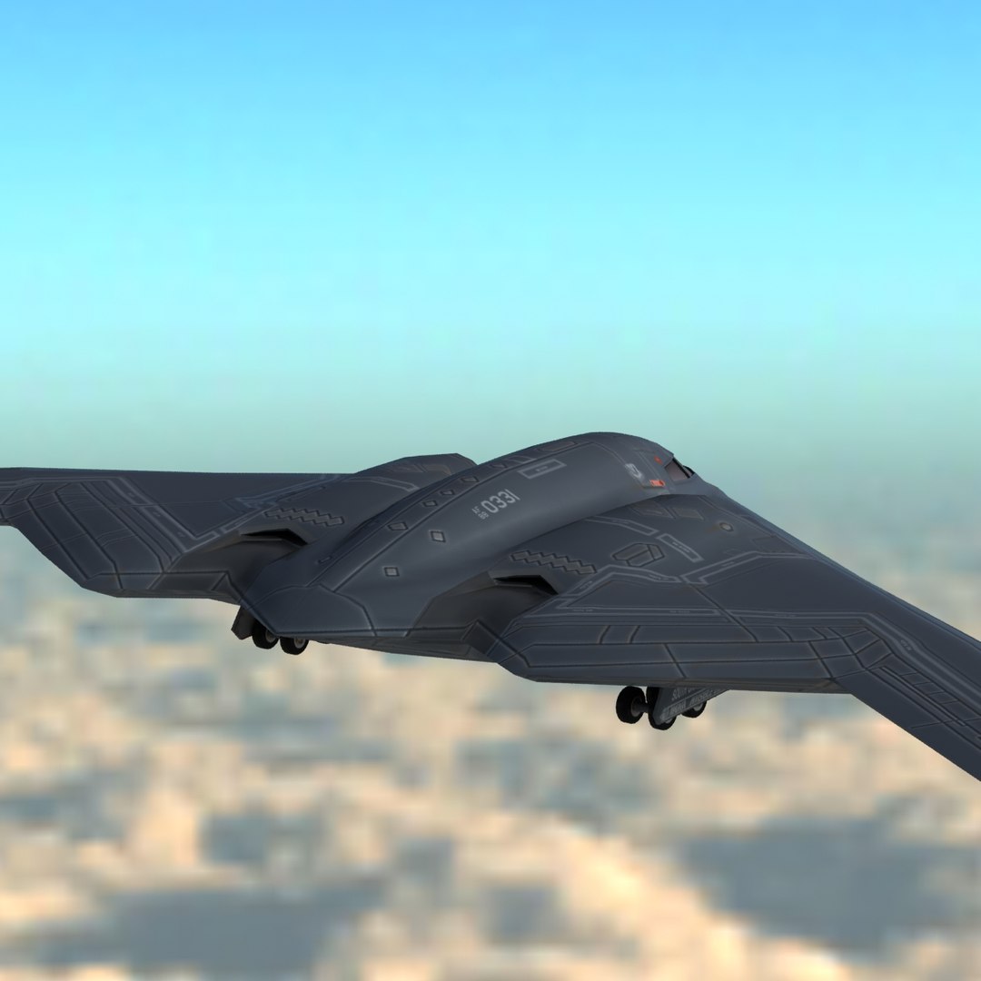 B2a Stealth Bomber Spirit 3d Model