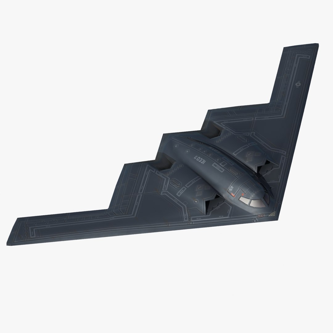 B2a Stealth Bomber Spirit 3d Model