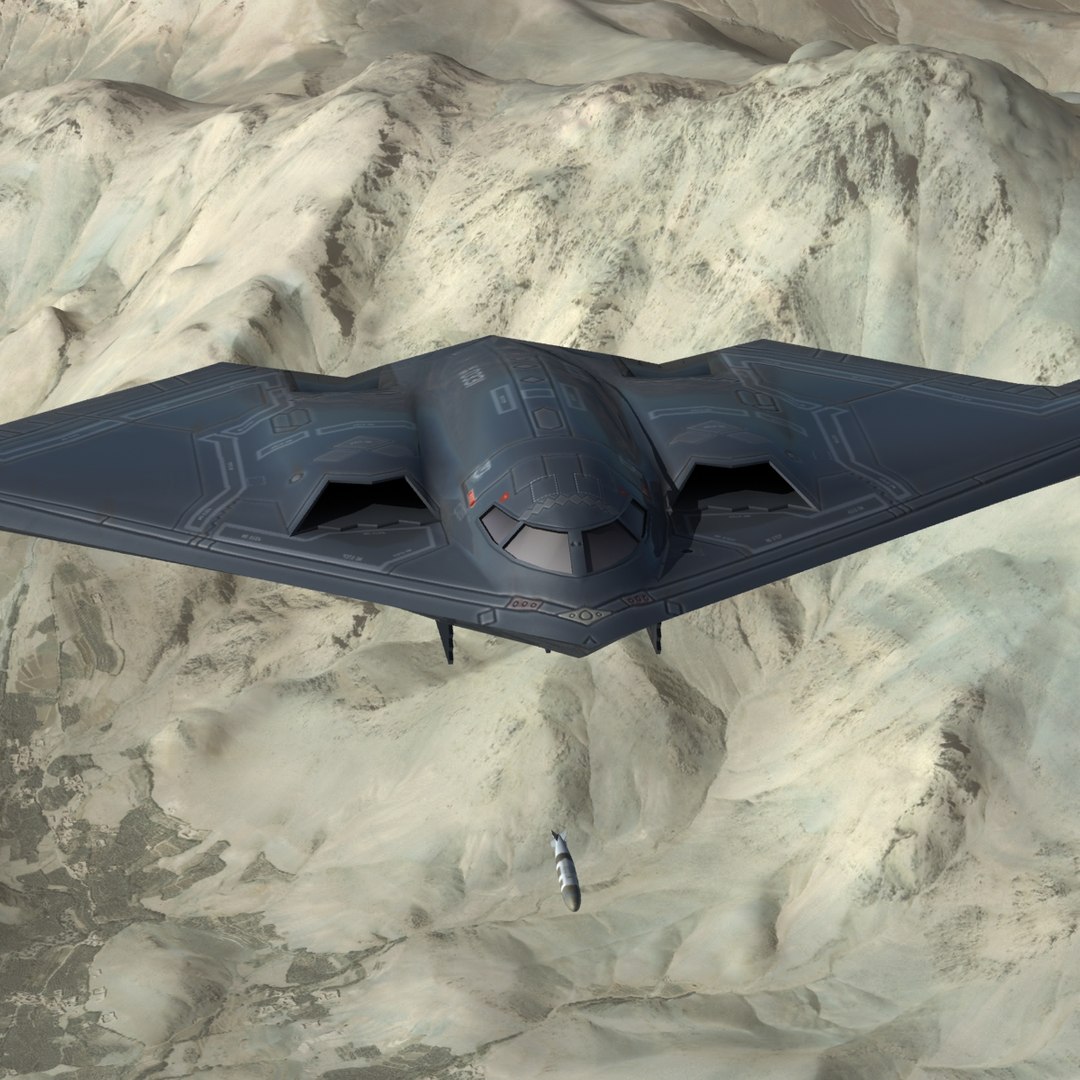 B2a Stealth Bomber Spirit 3d Model