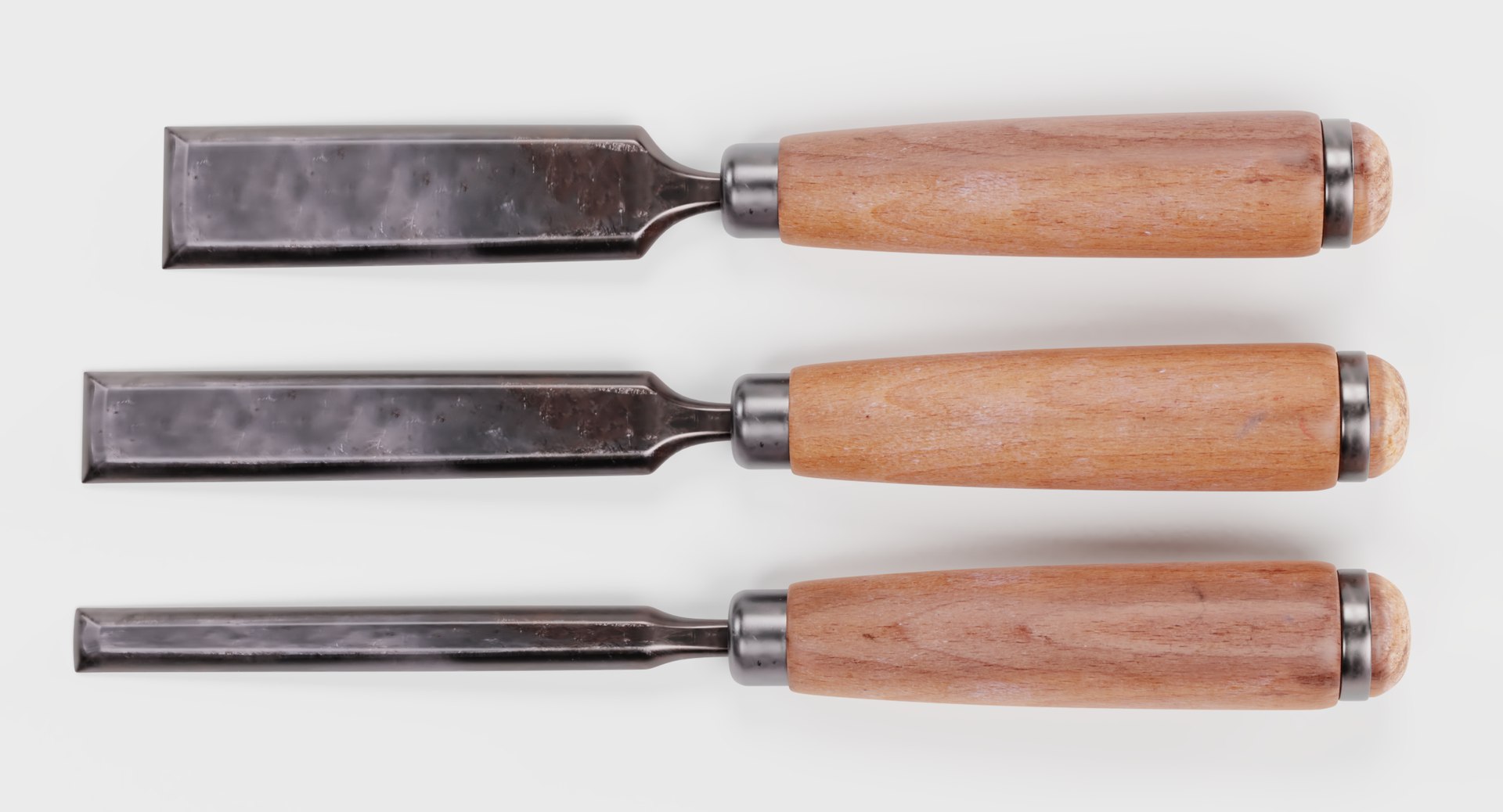 3D model chisels used metalness - TurboSquid 1386080