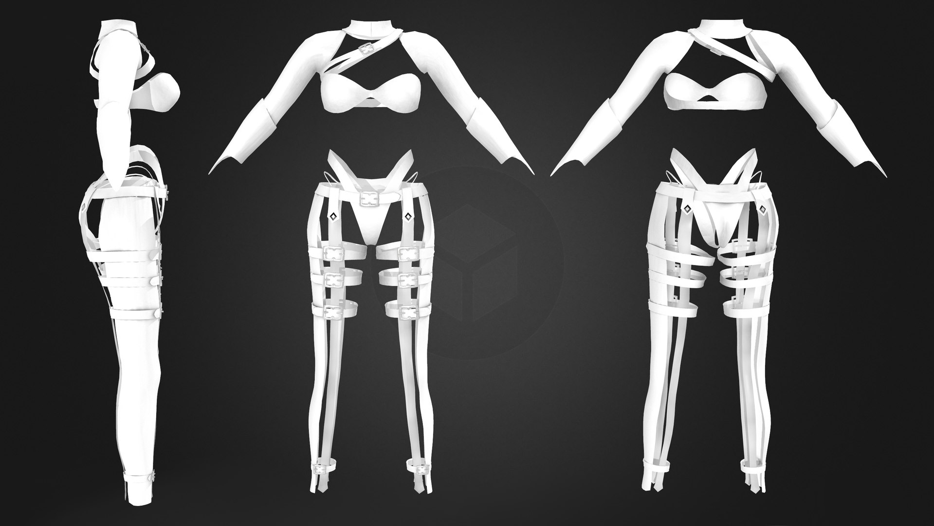 3D Katana Outfit - TurboSquid 1741456