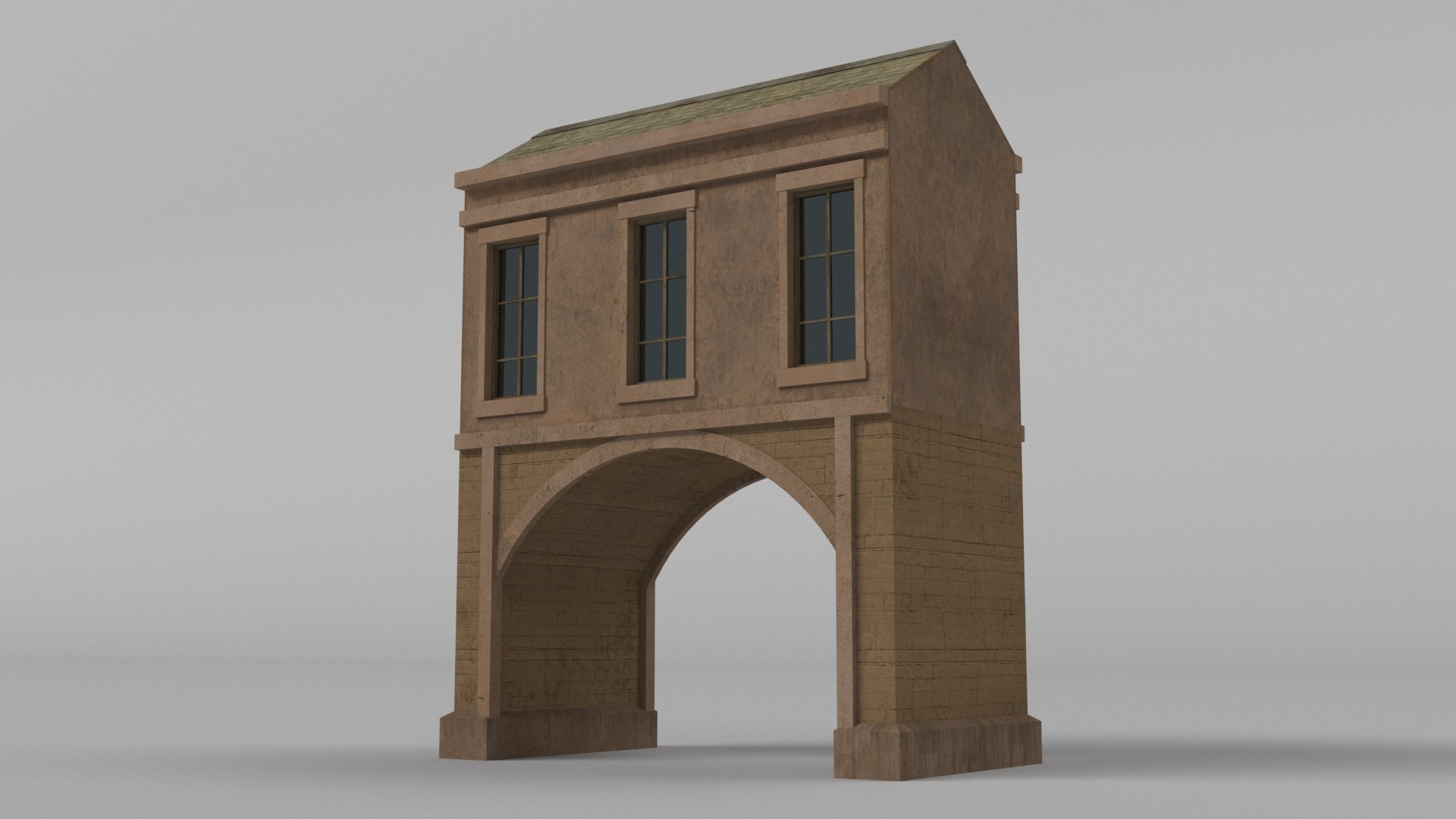 Archway Building 3D - TurboSquid 2140726