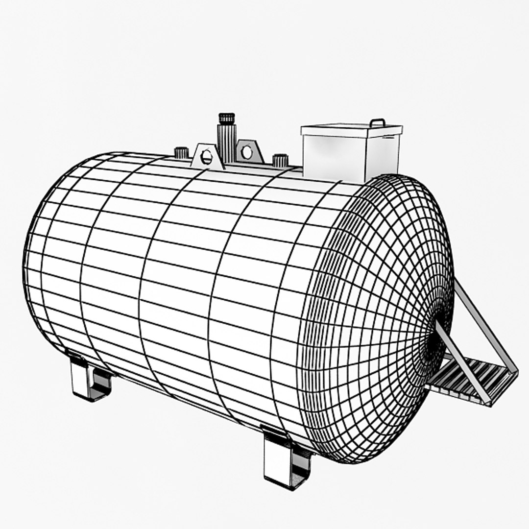 Oil Tank 3d Obj