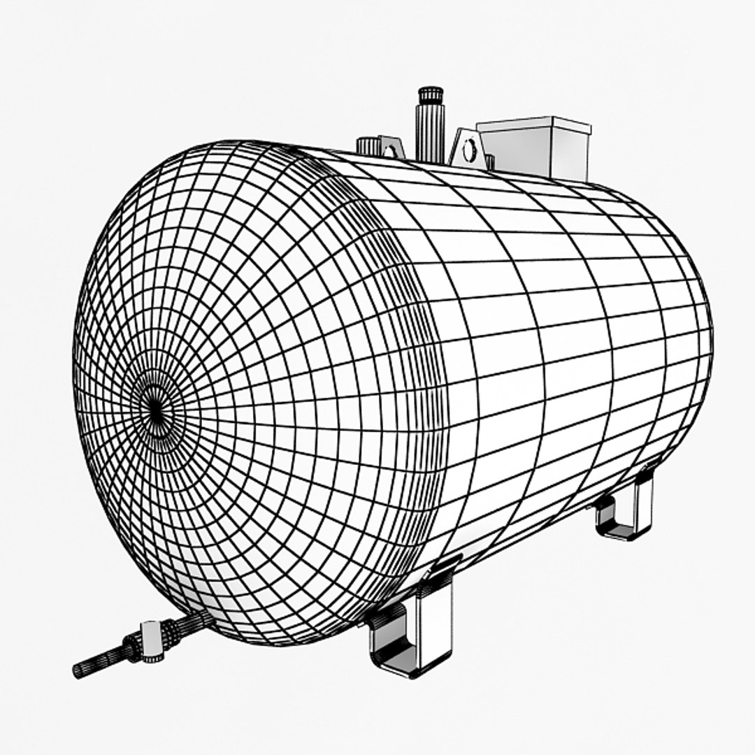 Oil Tank 3d Obj