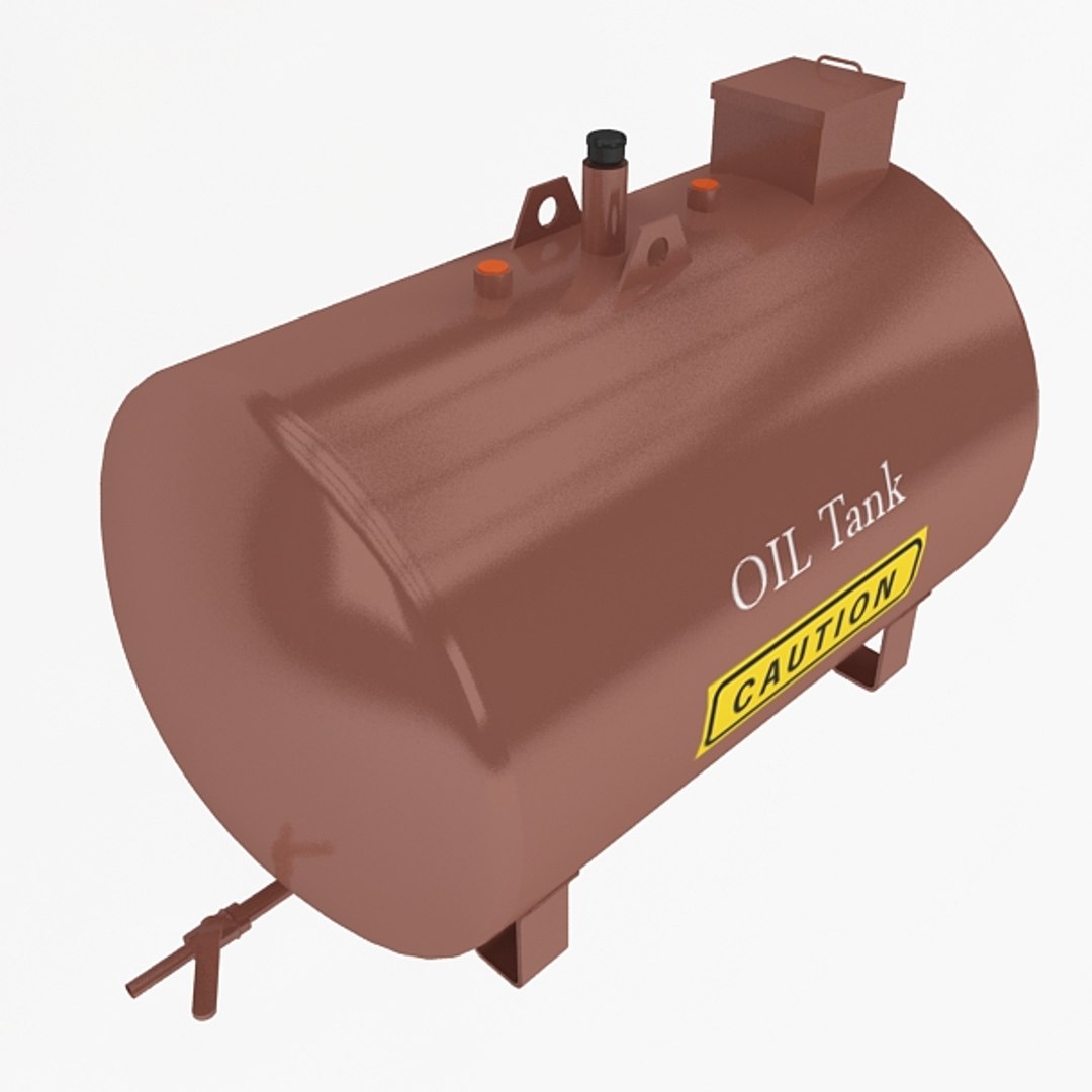 Oil Tank 3d Obj