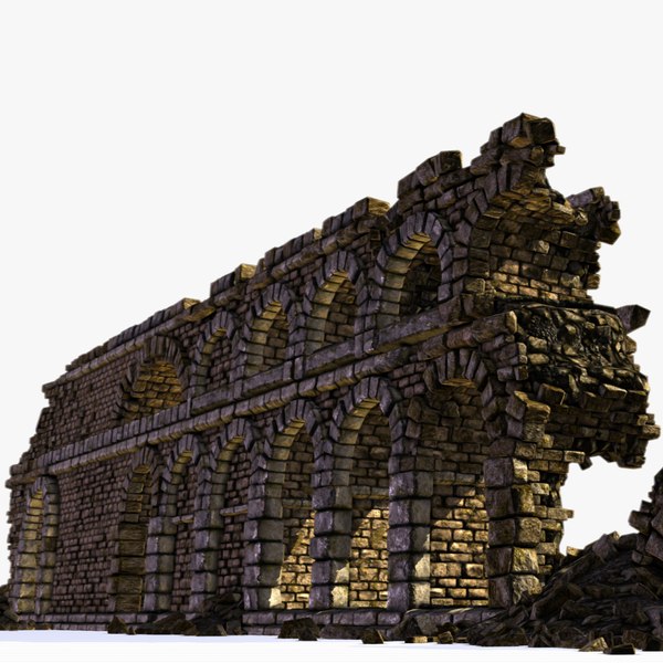 modelo 3d Antigua ruina de arco - TurboSquid 1053460