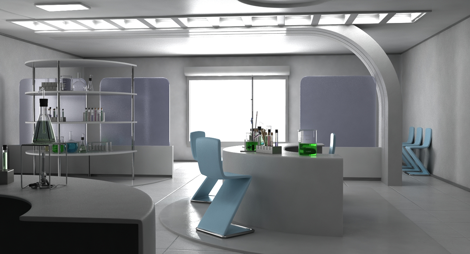 Modern laboratory 3D - TurboSquid 1250980