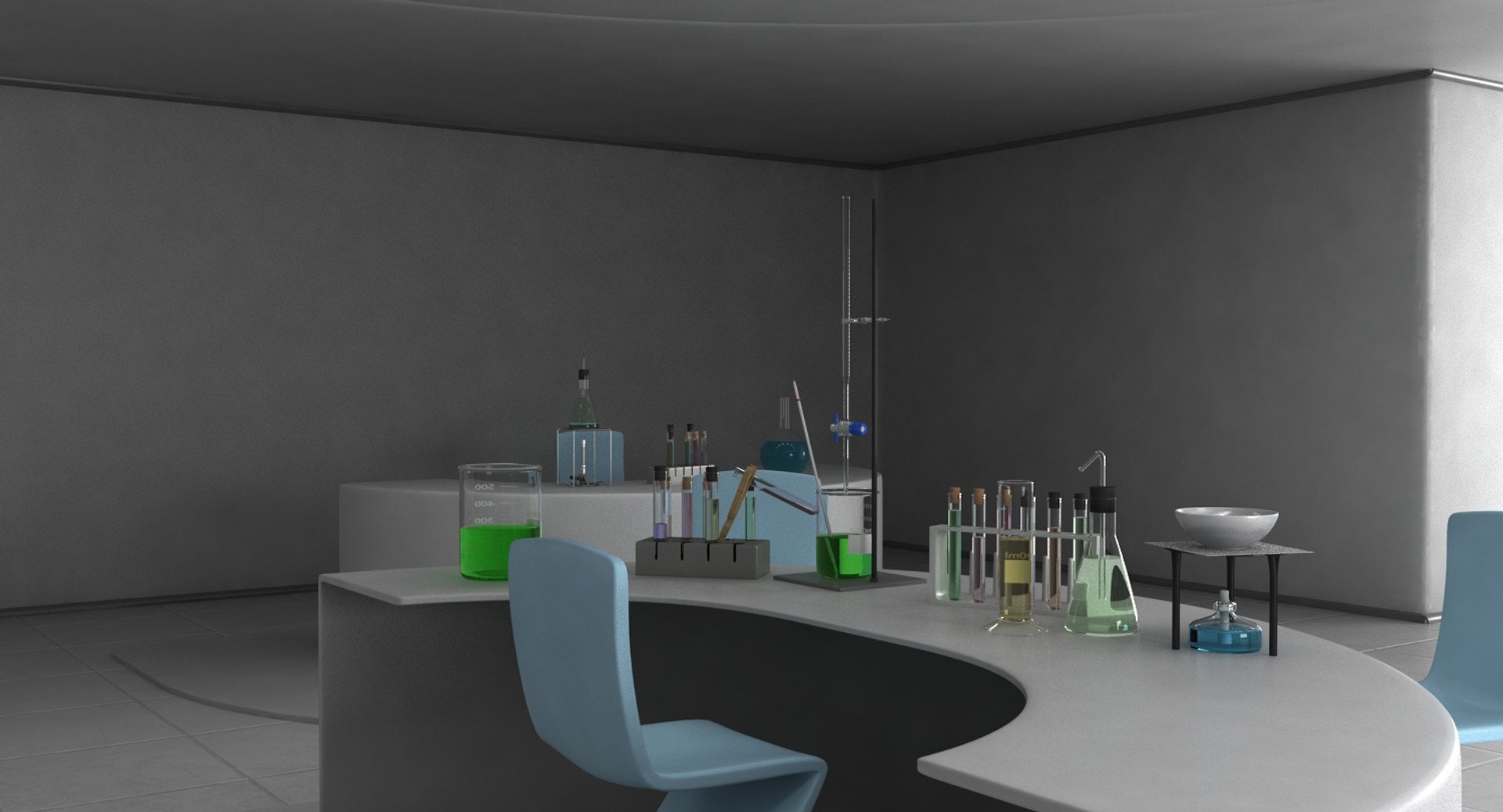 Modern laboratory 3D - TurboSquid 1250980
