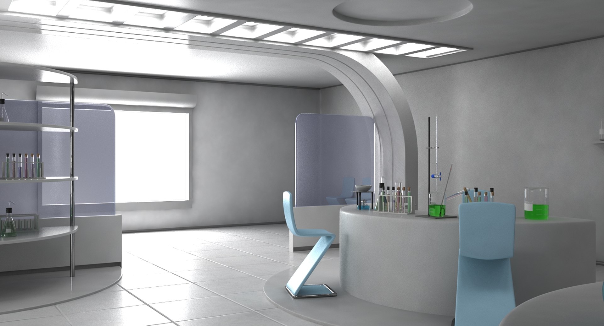 Modern laboratory 3D - TurboSquid 1250980