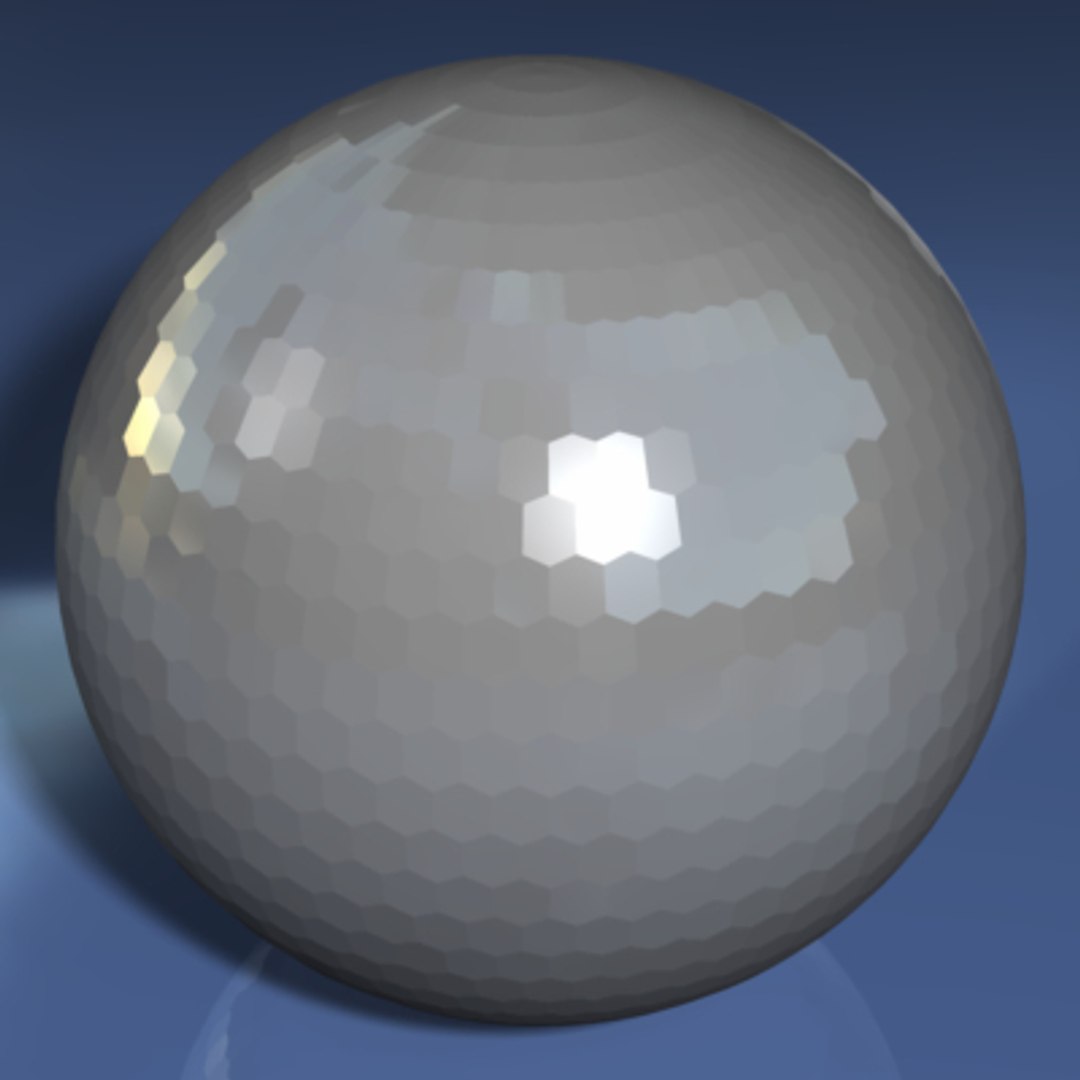 Hexagonally Faceted Sphere 3ds