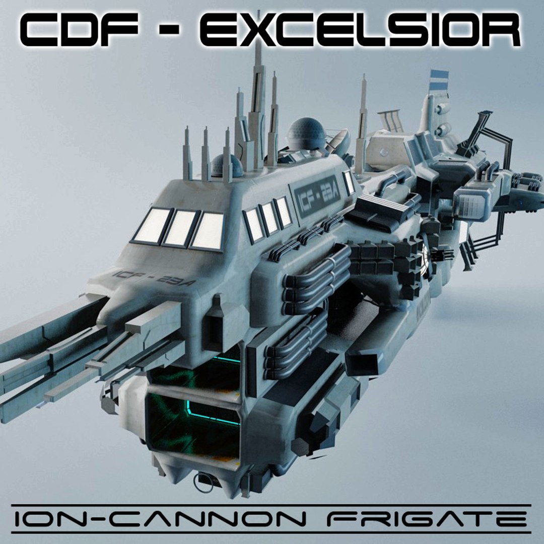 3d Ion Cannon Frigates Cdf Model