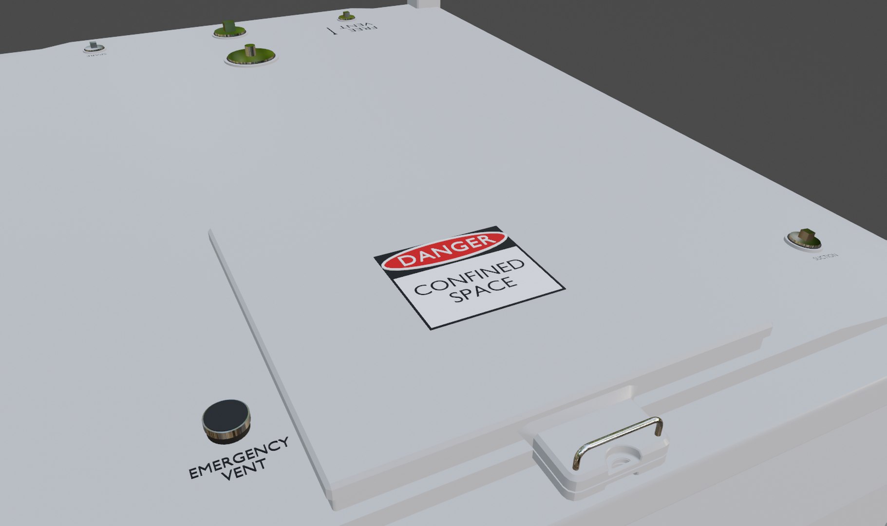Fuel Tank 2500L 3D model - TurboSquid 2032501