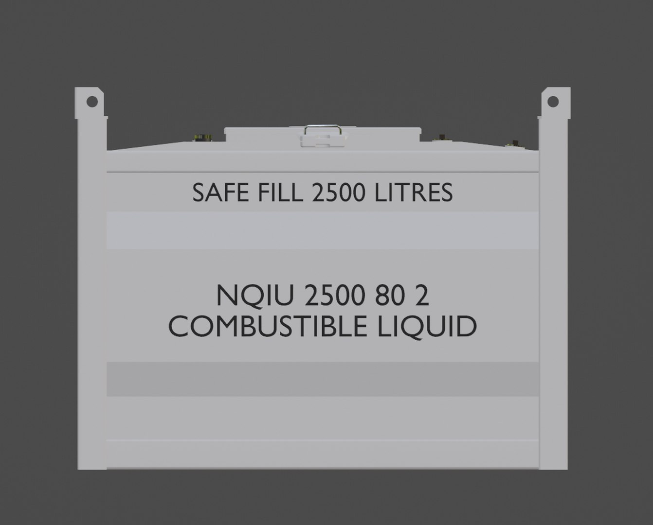 Fuel Tank 2500L 3D model - TurboSquid 2032501
