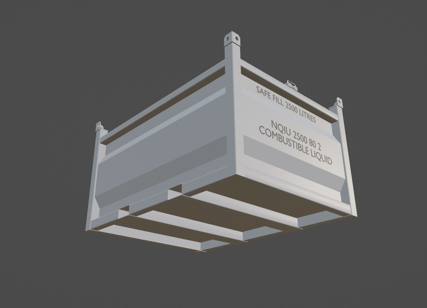 Fuel Tank 2500L 3D model - TurboSquid 2032501