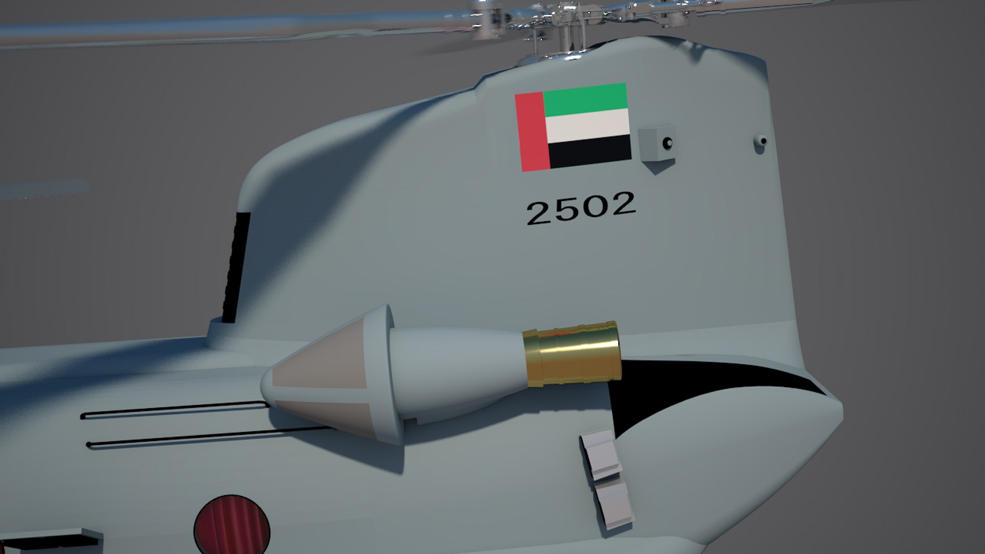 3D Uae Air Force Chinook - TurboSquid 1450542