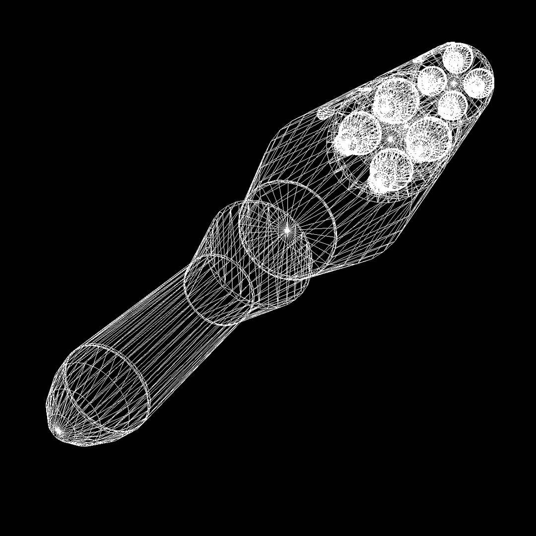 ugm-27 navy missile polaris 3d model