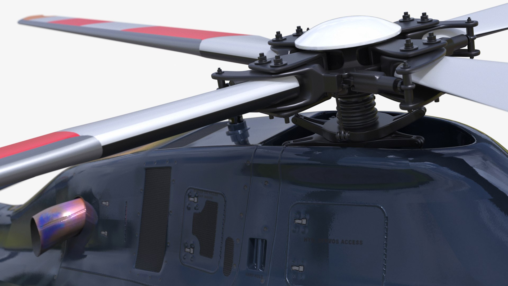 Urban Helicopter Simplified Model - TurboSquid 2385554