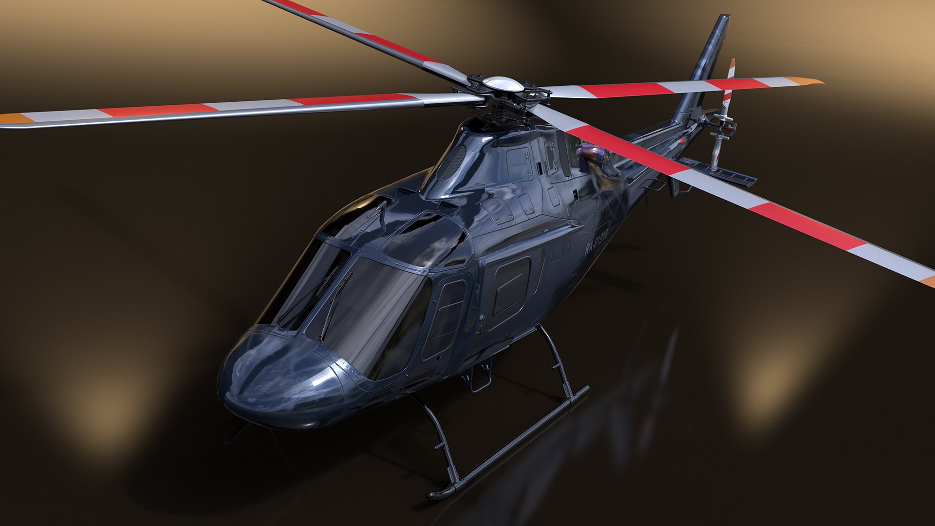 Urban Helicopter Simplified Model - TurboSquid 2385554