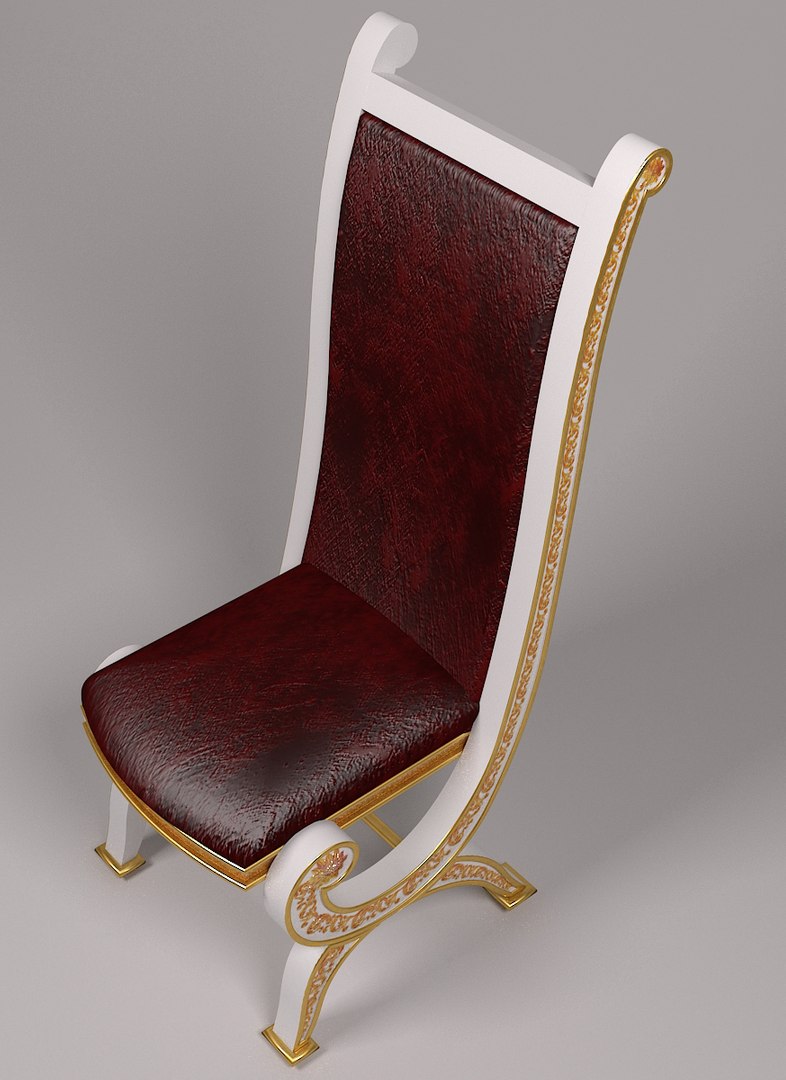 3D Dining Chair Classic Model - TurboSquid 1468586