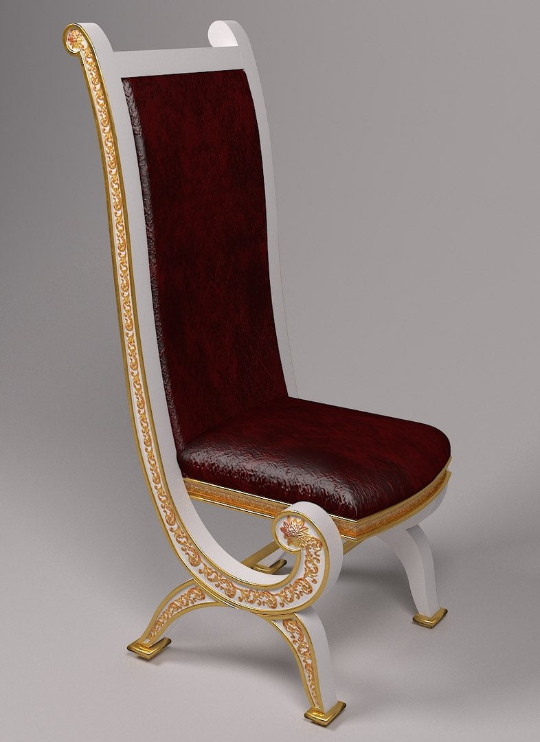 3D Dining Chair Classic Model - TurboSquid 1468586
