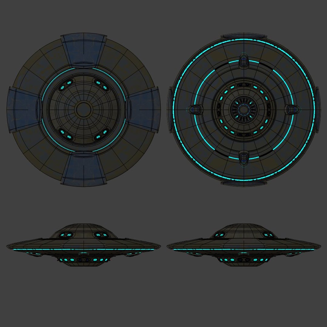 Ufo 3d Blend