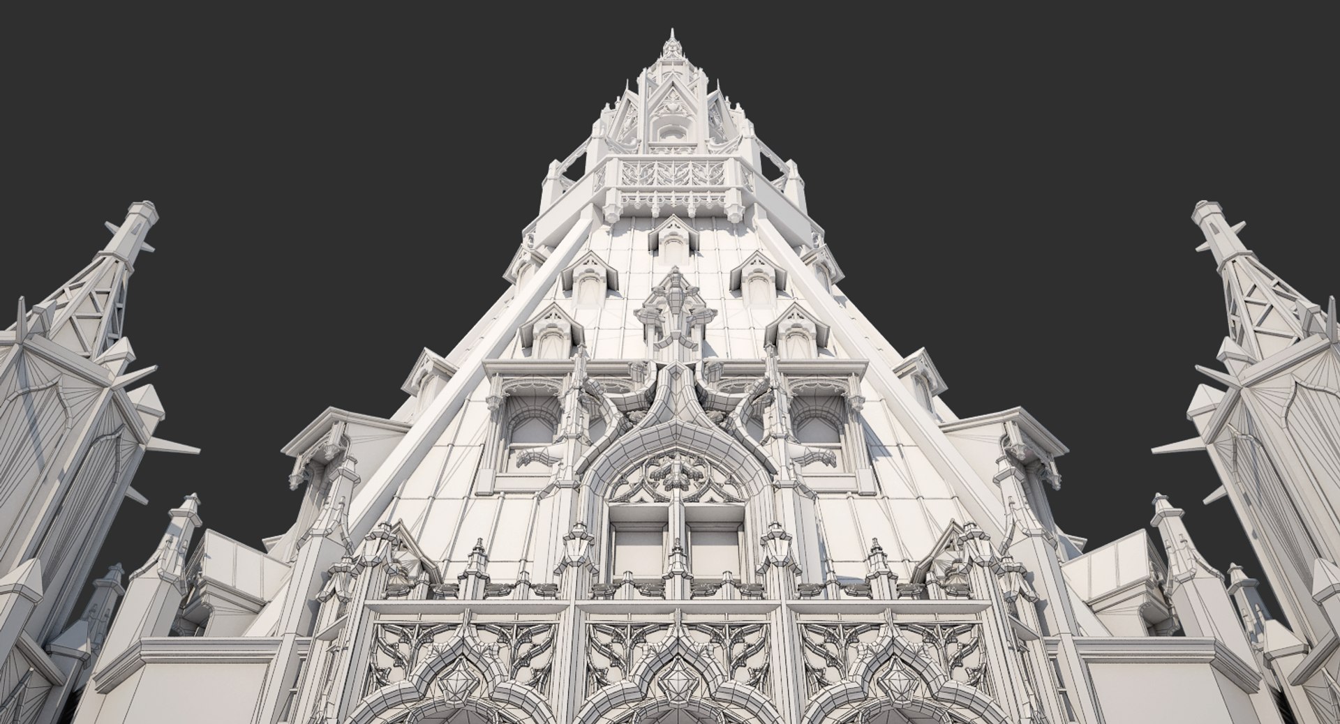 Realistic Woolworth Building Model - TurboSquid 1242300