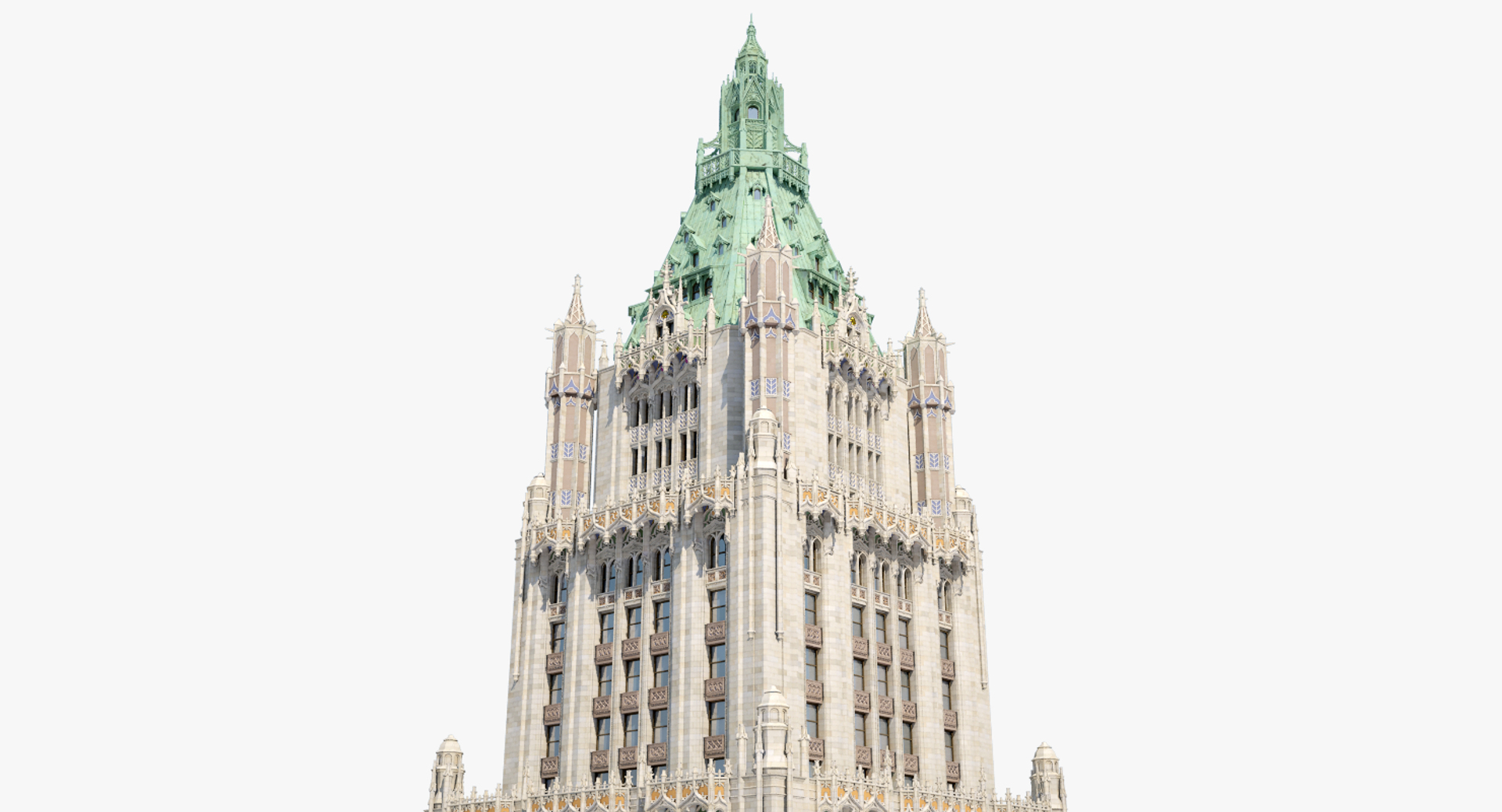 Realistic Woolworth Building Model - TurboSquid 1242300