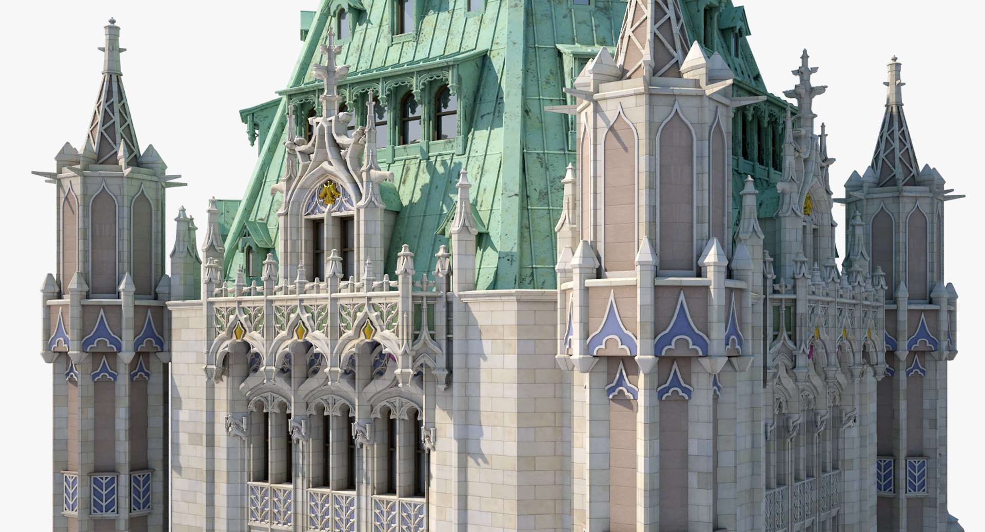 Realistic Woolworth Building Model - TurboSquid 1242300