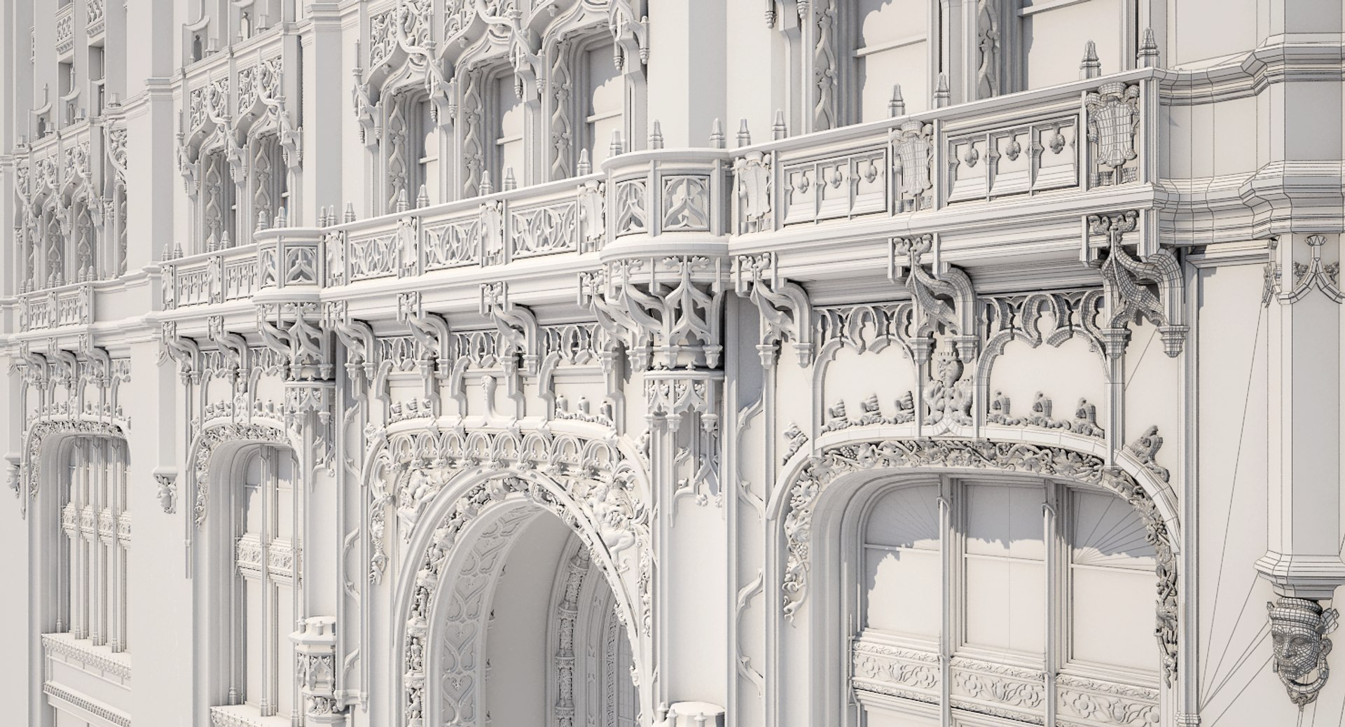 Realistic Woolworth Building Model - TurboSquid 1242300