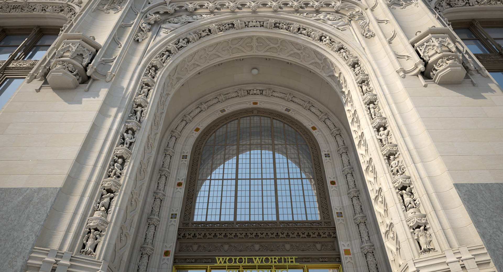 Realistic Woolworth Building Model - TurboSquid 1242300